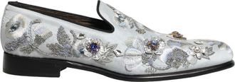 Dolce & Gabbana Homme, Chaussures, Multicolore, Taille: 44 EU Mocassins &agrave; Fleurs