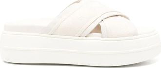 Hogan Femme, Chaussures, Blanc, Taille: 40 EU Sandales Skyscraper