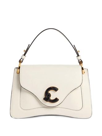 Coccinelle Kleine C-Me Schultertasche mit Logo - Nude