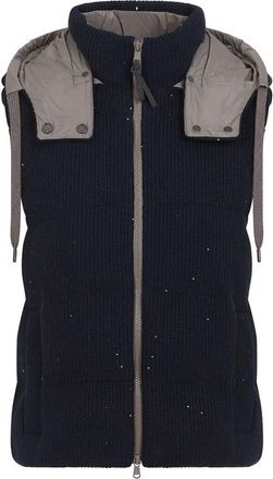 Brunello Cucinelli Gilet - Bleu