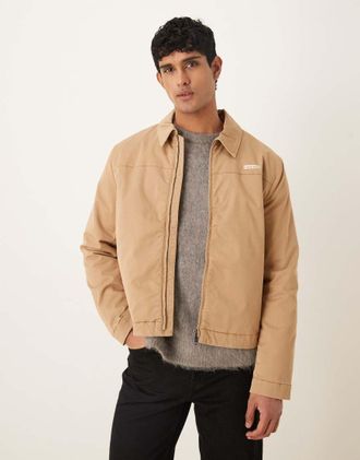 Calvin Klein Jeans Veste de travail d&eacute;contract&eacute;e - Fauve-Brown
