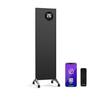 Klarstein Wonderwall Smart 400W Infrarotheizung - Wandmontage, Energieeffizient, WLAN- & App-Steuerung, Alexa Kompatibel, Sofortige W&auml;rme, LED-Anzeige, &Uuml;berhitz