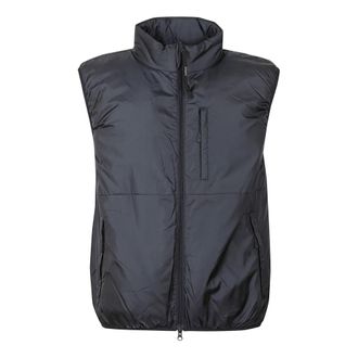 Aspesi Nylon Steppweste mit Rei&szlig;verschluss - - Jackets - Herren - Blau - L