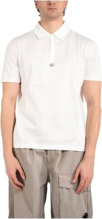 C.P. Company C.p. Company, Homme, Tops, Blanc, Taille: 2XL Polo