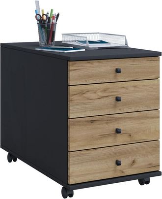 ebuy24 Holz Rollcontainer Schublade Lona 75 cm