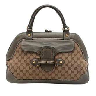 Gucci Sac &agrave; main en toile Pre-owned - Femme - Pre-owned - Brun - Taille: ONE Size