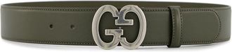 Gucci G&uuml;rtel mit GG-Schnalle - Gr&uuml;n