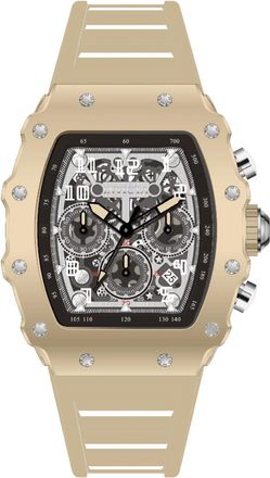 Invicta Racing 69704 Herrenuhr - Quarzwerk - Acryl mit silbernem Zifferblatt - 43 mm