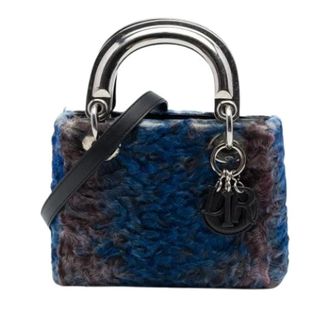 Dior Sac mini Lady Dior Pre-owned - Femme - Pre-owned - Bleu - Taille: ONE Size