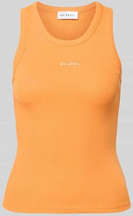 Oh April Tanktop mit Label-Stitching Modell Dara