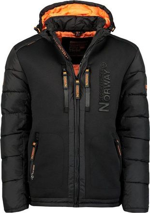 Geographical Norway Winterjacke Hochwertige Outdoorjacke Beachwood (1-St) Steppjacke mit Kapuze für Herren