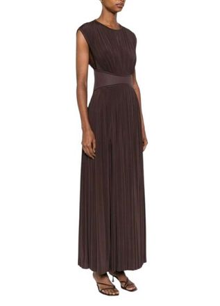 Zimmermann Brown Stretch Evening Dress Size L