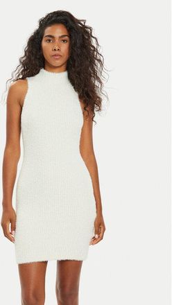 Guess Strickkleid W4BK72 Z3BJ0 &Eacute;cru Slim Fit