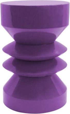 DRAWER Drawer - Table dappoint ronde en aluminium ø26cm - Violet - Clara