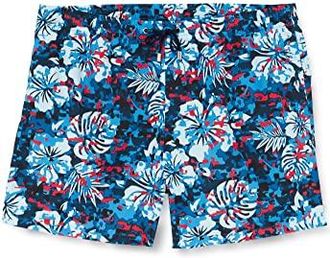 HOM Hom BREGANÇON Beach Boxer Maillot de Bain, Orange, Standard Homme