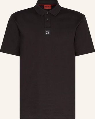 HUGO BOSS Hugo Jersey-Poloshirt Deabono schwarz
