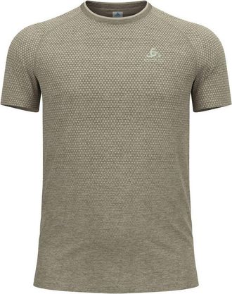 Odlo Laufshirt Essentials Seamless mit Logo auf der Brust