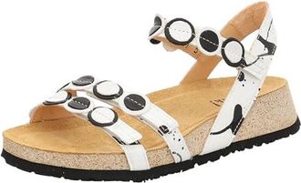 Think Femme Sangles durables Koak Sandale, Noir Combi 9010, 41 EU