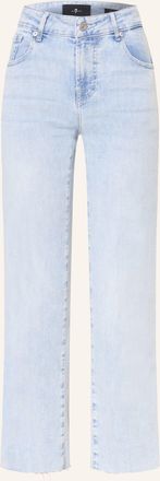 7 For All Mankind Straight Jeans Calie blau
