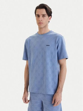HUGO BOSS T-Shirt Member 50558867 Himmelblau Relaxed Fit
