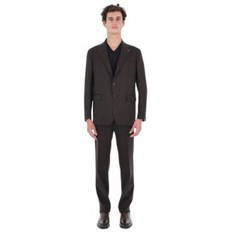 Tagliatore Costume New York Over Fit - Homme - Costumes - Brun - Taille: M