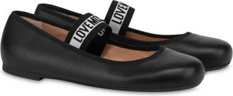 Love Moschino Damen Polja11071g0mie000040 Ballerinas, Schwarz, 40 EU