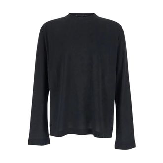 Jacquemus Rond Carr&eacute; Langarm-T-Shirt - - Tops - Herren - Schwarzk - S