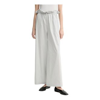 Isabelle Blanche Femme, Pantalons, Bleu, Taille: 38 FR Pantalon Paperbag