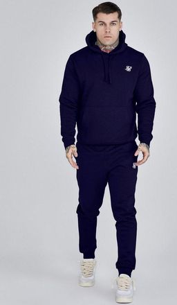 Siksilk Hoodie SikSilk Herren Navyblau Essentials Hoodie