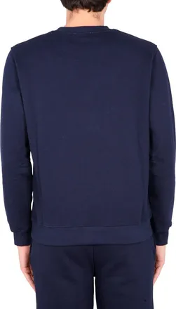 Ballantyne Logo-Print Cotton Sweatshirt - Blue