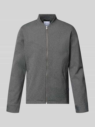 Lindbergh Regular Fit Sweatjacke mit Stehkragen