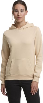 Urban Classics Damen Basic Essential Hoody - L&auml;ssiger Kapuzenpullover im Regular Fit mit K&auml;ngurutasche - Bequemer Hoodie f&uuml;r Alltag, Freizeit & Streetwear, Sand, XXL