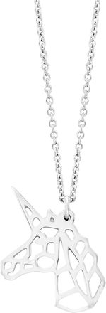 Julie Julsen Anh&auml;nger mit Kette 925 Silber rhodiniert Einhorn