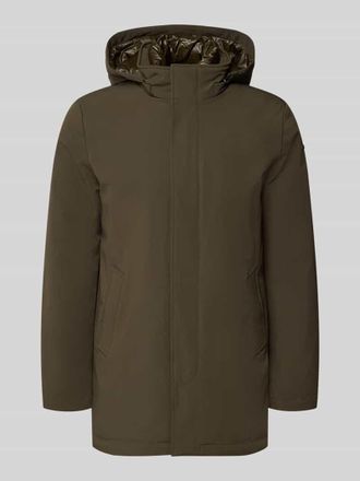 Geox Parka mit Kapuze und Eingrifftaschen