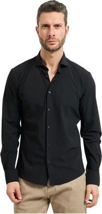 Yes-Zee YES Zee, Homme, Chemises, Noir, Taille: L Chemise Stretch