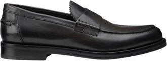 Doucal's Homme, Chaussures, Noir, Taille: 41 1/2 EU Penny Loafer