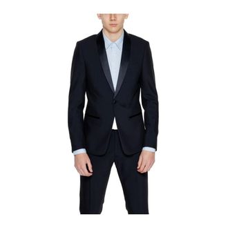Antony Morato Homme, Vestes, Noir, Taille: 2XL Veste de Costume Noire Collection Printemps/&Eacute;t&eacute;