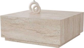 Asir Group LLC Asir Group Llc - Table basse carré en aggloméré Lizbon