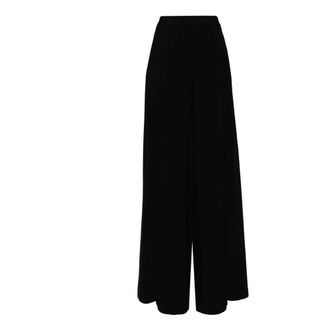 Ermanno Scervino Femme, Pantalons, Noir, Taille: 38 FR Pantalon large