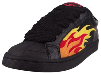 Buffalo Liberty - Schwarz/Orange Kunstleder Schuhgr&ouml;&szlig;e 38, Weite Normal