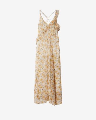 Isabel Marant Robe Luxie - Femme - Clair Jaune-&eacute;cru - Taille34 - Marant &Eacute;toile