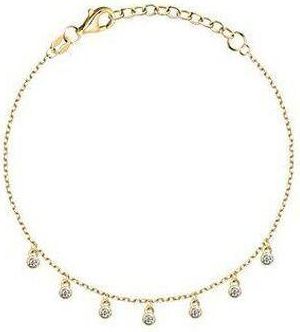 Cleor Bracelet en argent 925/1000 et zircon