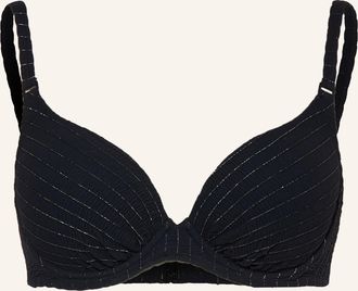 Watercult Watercult B&uuml;gel-Bikini-Top Afterlight Mit Glitzergarn schwarz