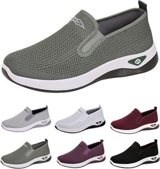 Generic Baskets pour femme - Chaussures de marche d&eacute;contract&eacute;es - Chaussures orthop&eacute;diques confortables - En maille respirante - Chaussures de sport confortab