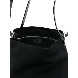 Dries Van Noten Calf Leather Shoulder Bag - Black