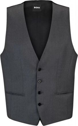 HUGO BOSS Homme, Costumes, Gris, Taille: 5XL Gilet de costume slim-fit