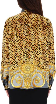 Versace 100% Silk Shirt - Gray