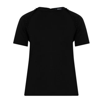 Jacquemus Clavea T-Shirt - - Tops - Damen - Schwarzk - M