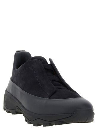 Ermenegildo Zegna Triple Stitch Monte Sneaker - Black