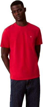 Calvin Klein Herren SS Classic Monogram Tee LV04RD254G Tees, RED (Adrenaline Rush), S, Rot (Adrenaline Rush), S